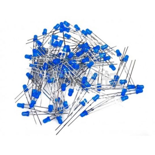 3mm Blue LED 3mm Blue LED 3mm Blue LED -100 Pcs. Pack