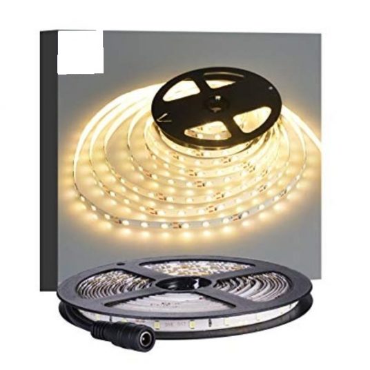Waterproof Warm White LED Light Strips - 12V olt- 60LEDs/m-300LED