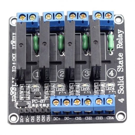 4-Channel Solid-State Relay Relay- SSR - Module 4 Channel 5V