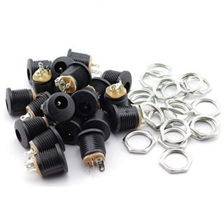 DC Jack Panel Mount power Screw Nut Kit -20 PCs Pack